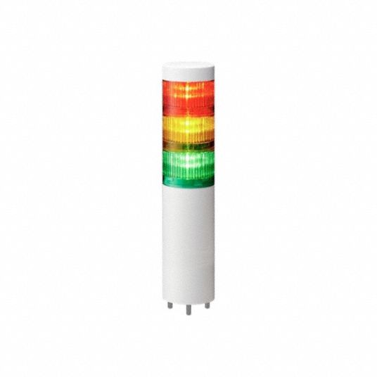 PATLITE, 3 Tier, No Sounder Tier, Tower Light Assembly - 817M40|LR6 ...