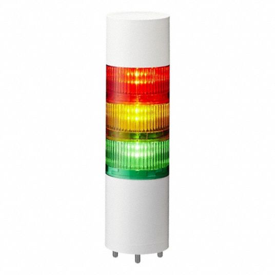 PATLITE, 3 Tier, Sounder Tier Included, Tower Light Assembly - 827AH7 ...