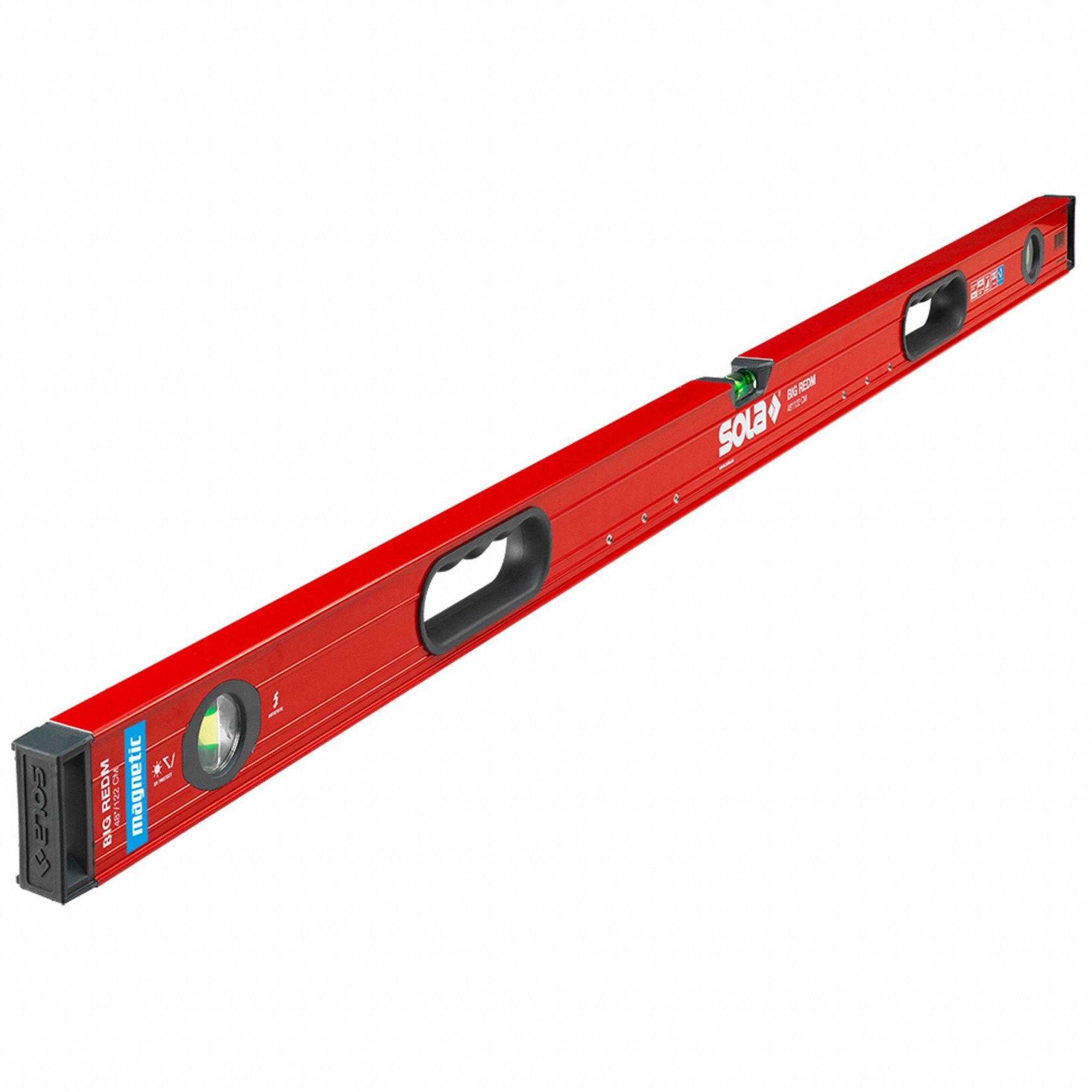 SOLA, Level & Plumb, Box, Box Beam Level - 783GY9|LSB48LM - Grainger