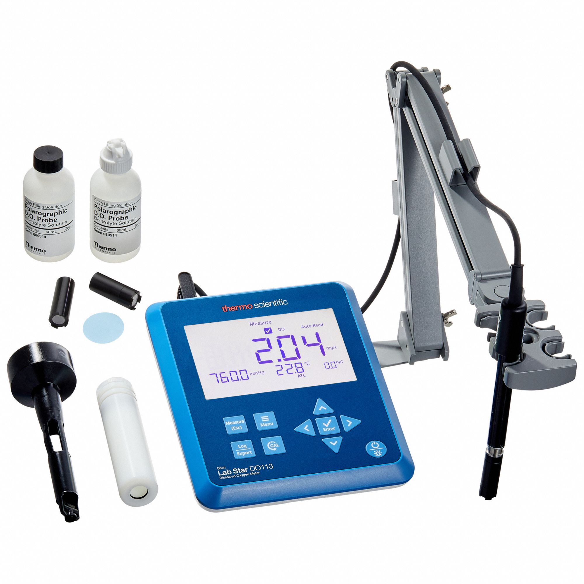 Thermo Fisher, Dissolved Oxygen/Temp, 300% DO Concentration - Max ...