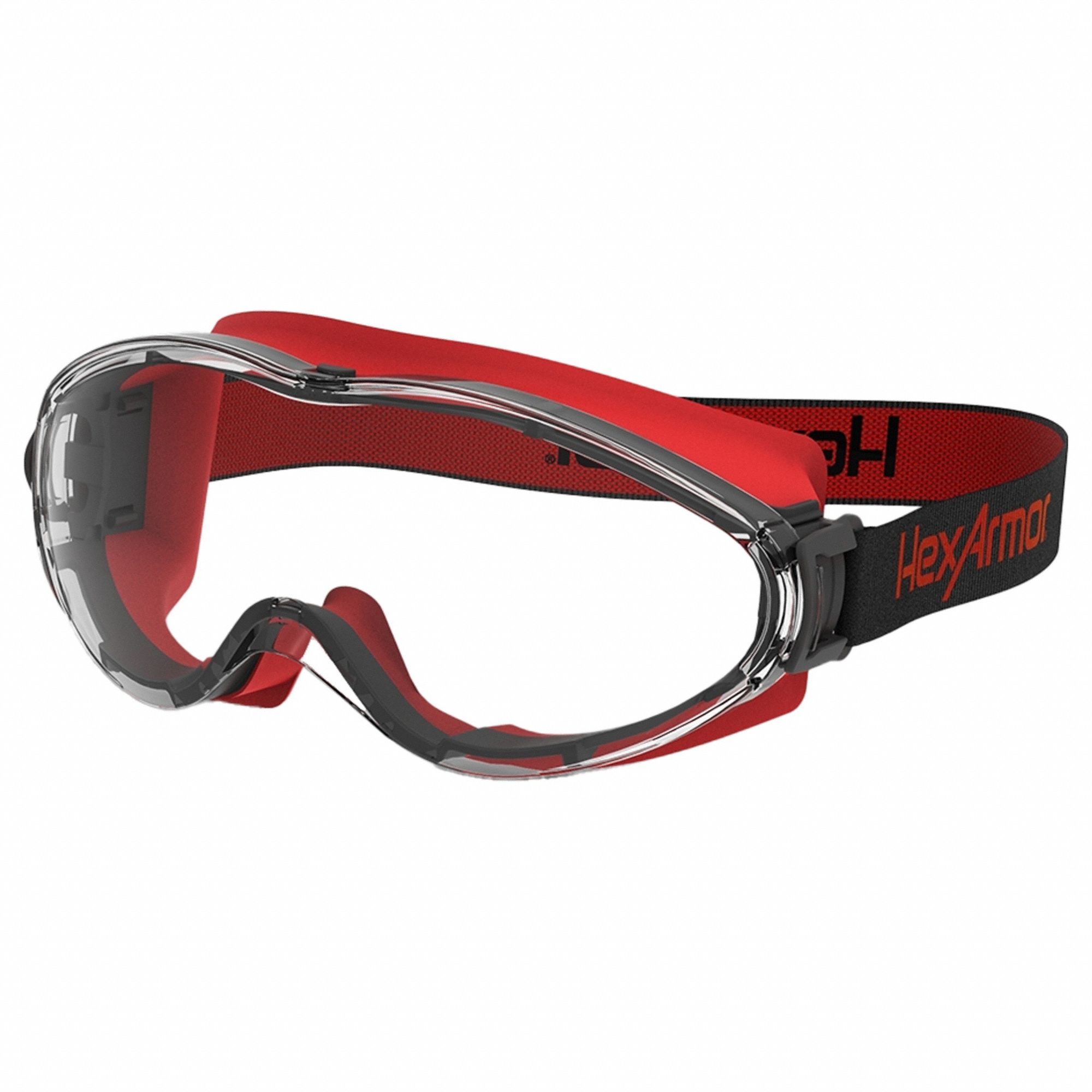 HEXARMOR, Clear Lens Color, Hardcoat/TrueShield® S, Safety Goggles ...