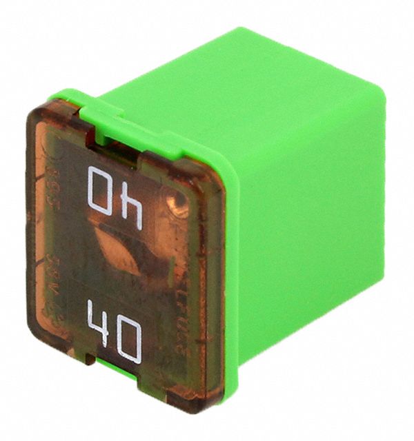 LITTELFUSE FUSE, 58 V DC, 40 AMPS, 14½ IN L X 12 IN W X 16 IN D, GREEN ...