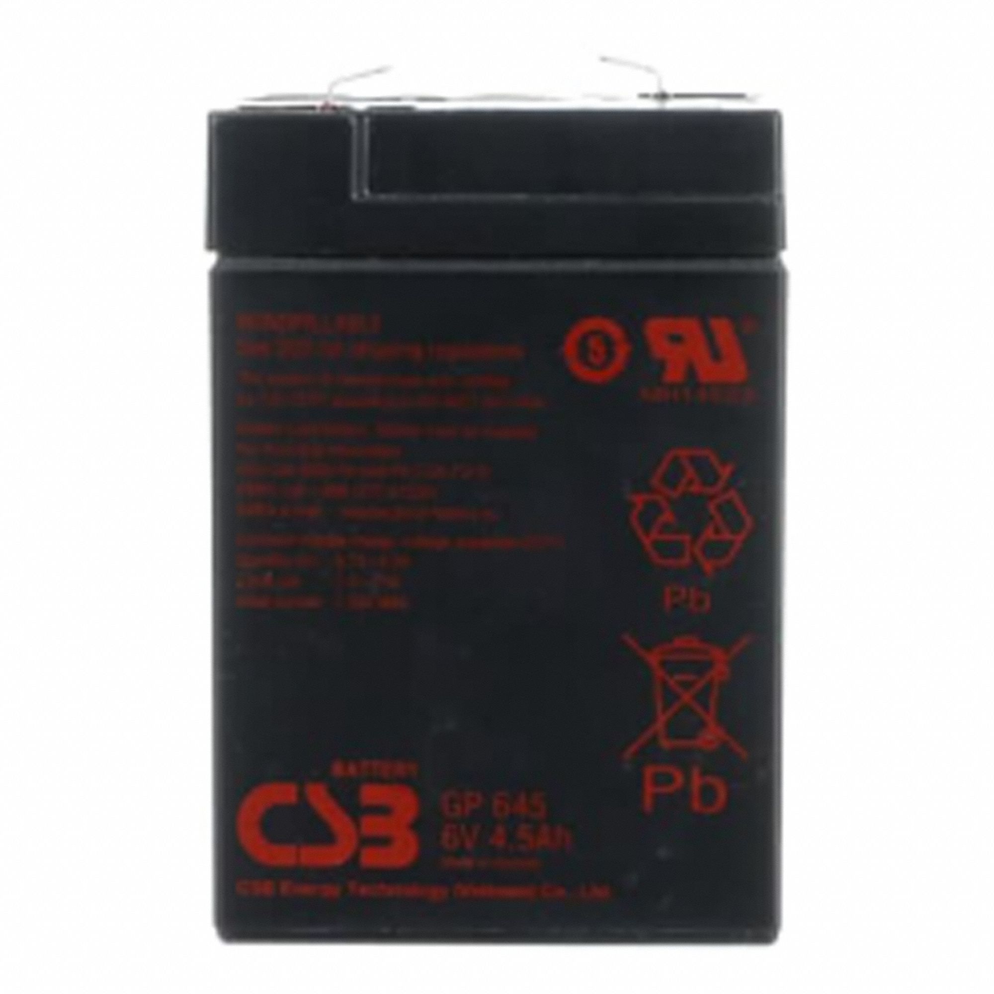 EMERGILITE BATTERY,4 AH,12V DC,2 3/4 IN D - Exit Sign & Emergency Light ...