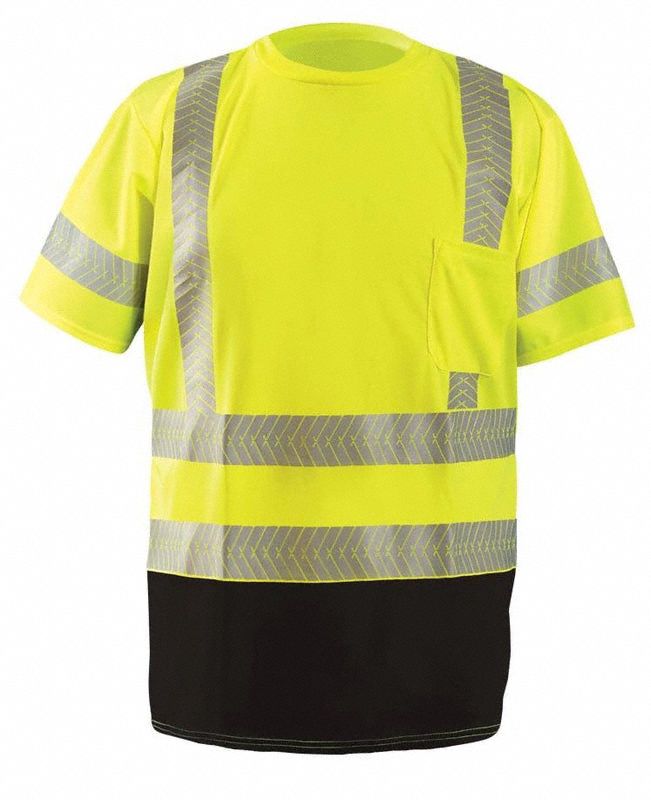 Class 3 Shirt - 896EA5|LUX-TSSP3BK-Y5X - Grainger