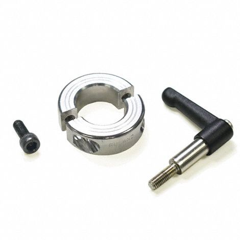 RULAND MANUFACTURING, 21 mm Bore Dia, Round, Quick Clamping Shaft ...