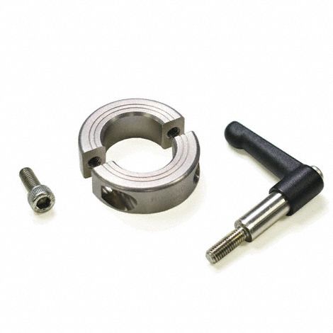 RULAND MANUFACTURING, 5/8 in Bore Dia, Round, Quick Clamping Shaft ...