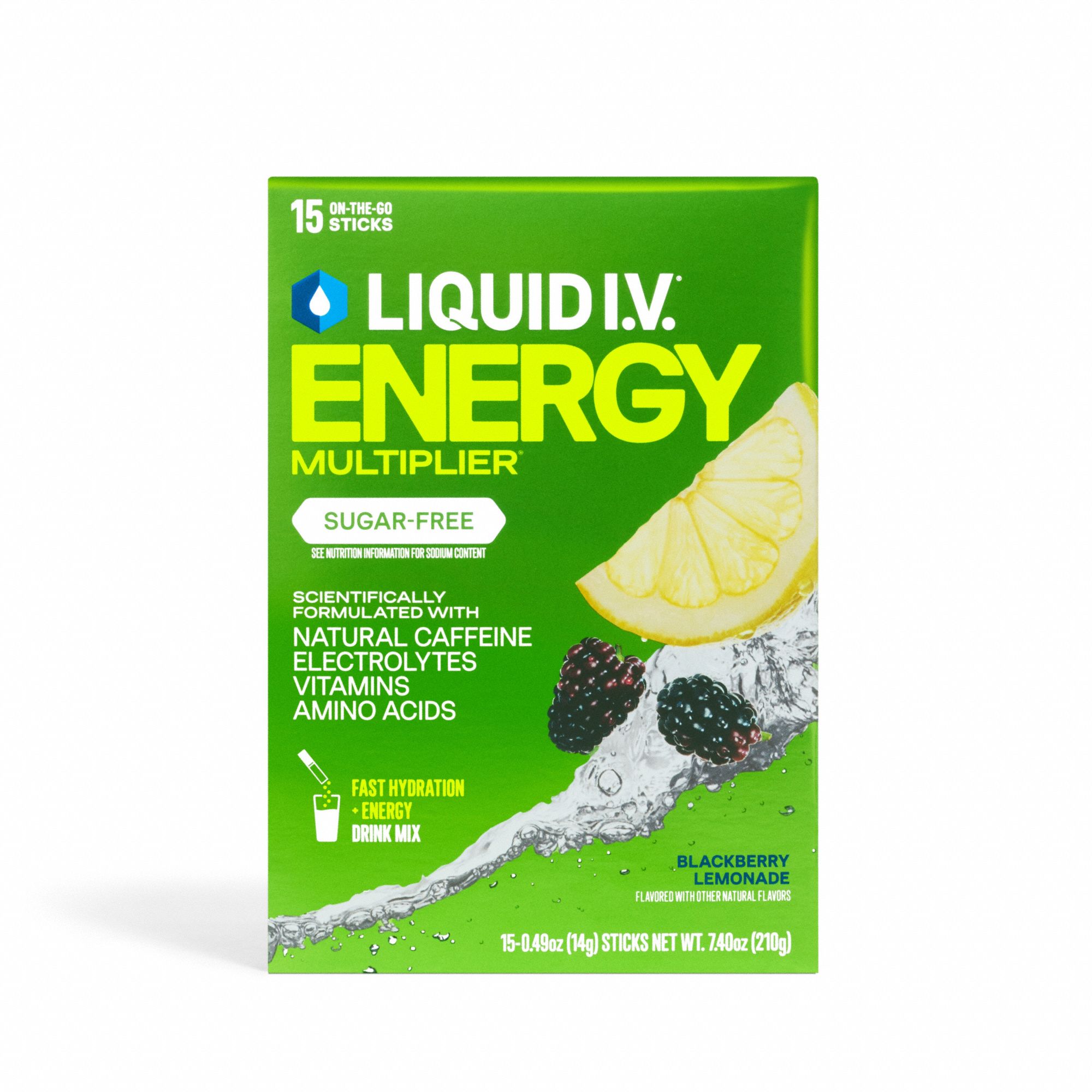 LIQUID I.V., Blackberry Lemonade, Single-Serve, Hydration Drink Mix ...