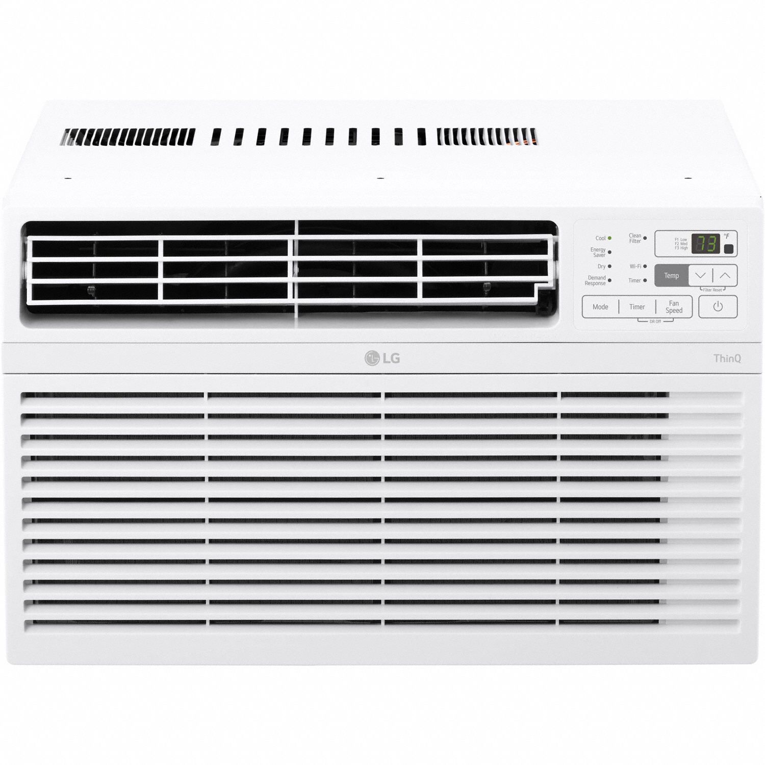 LG, 300 sq ft – 350 sq ft, 8,000 BtuH, Window Air Conditioner - 808CZ4 ...