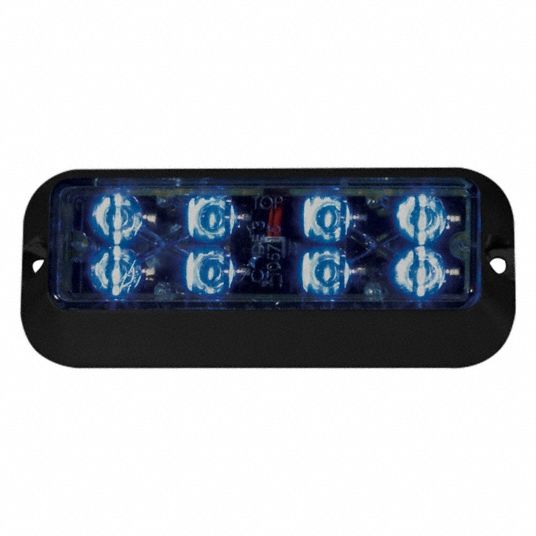 CODE 3, Emergency Vehicle Area Light, Blue, Warning Light - 13D554 ...