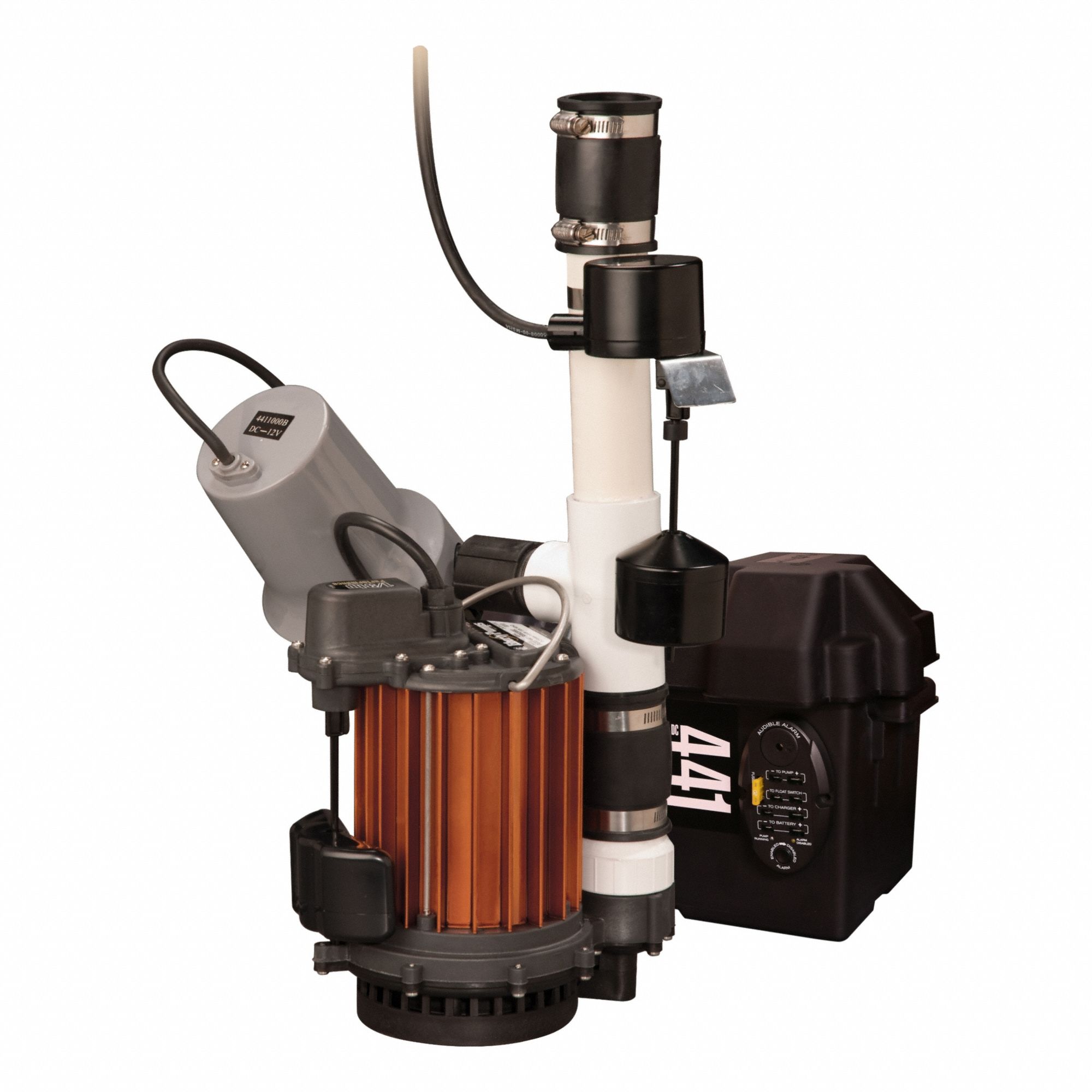 LIBERTY PUMPS, 1/2 hp, 115V AC, Sump/Battery Back-Up System - 856GH3 ...