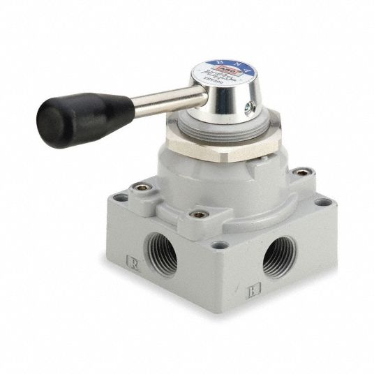 ARO, MaxAir, Four-Way / Two-Position, Manual Air Control Valve - 4YTF6|M114LR - Grainger