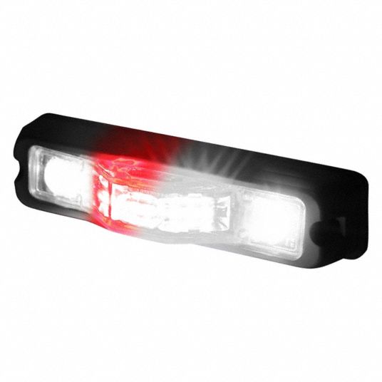 CODE 3, Emergency Vehicle Area Light, Red/White, Warning Light - 421F37 ...