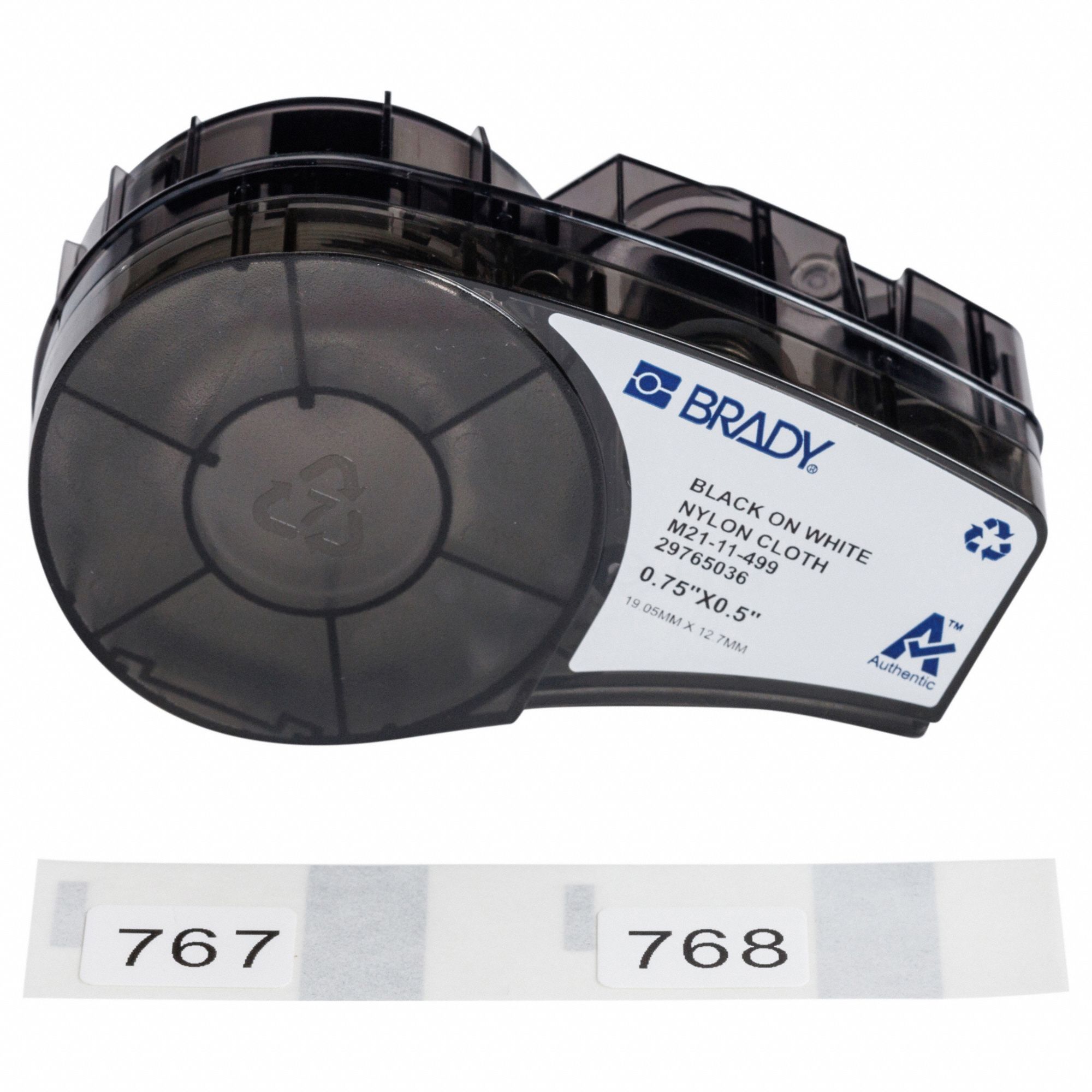 1/2 in x 3/4 in, Autoclavable Cryogenic Nylon Cloth, Label - 793EV3|M21 ...