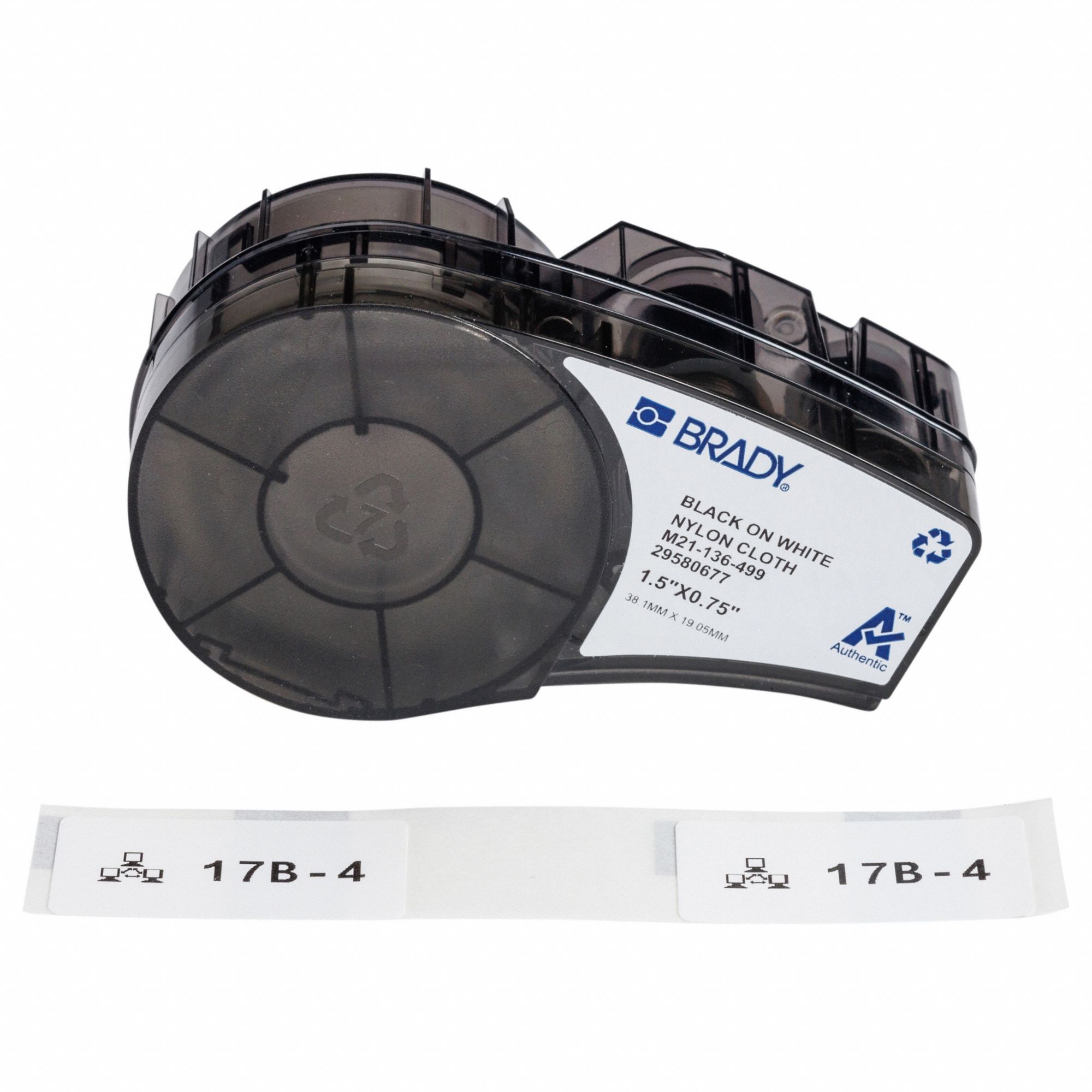 3/4 in x 1 1/2 in, Autoclavable Cryogenic Nylon Cloth, Label - 793EV6 ...