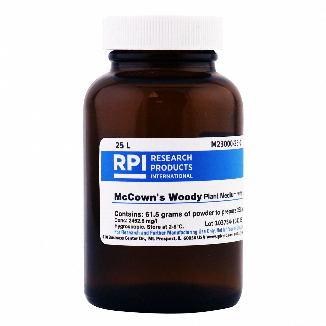 Powder, 18 mo Shelf Life, McCowns Woody Plant - 30TZ07|M23000-25.0 ...