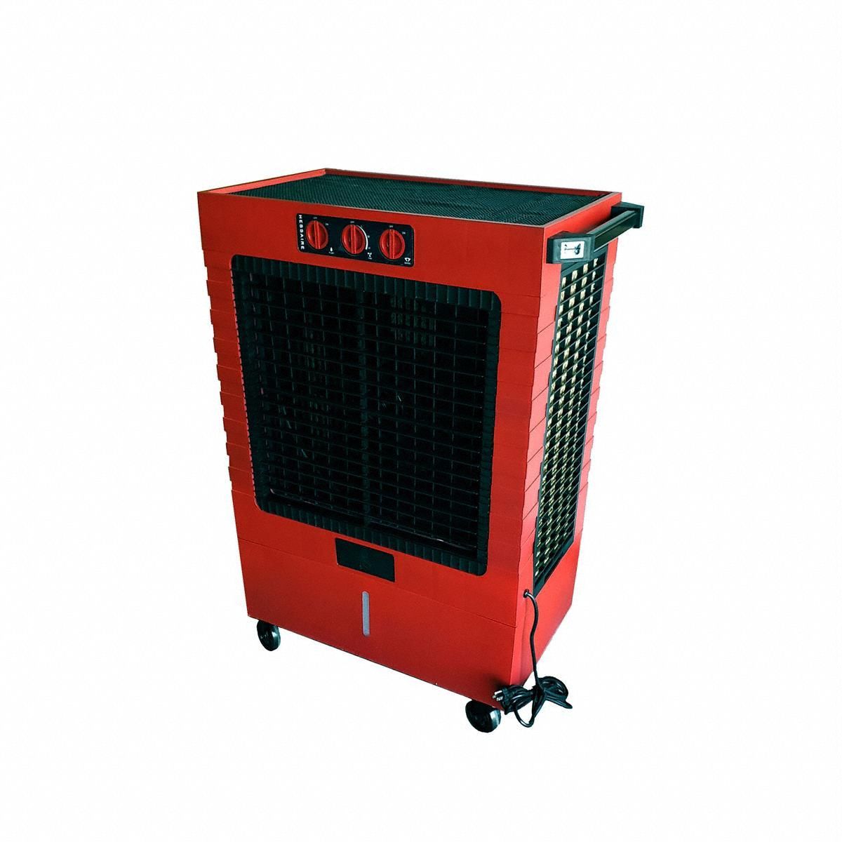 HESSAIRE, 1,600 sq ft, 5-15P, Portable Evaporative Cooler - 813NU7 ...
