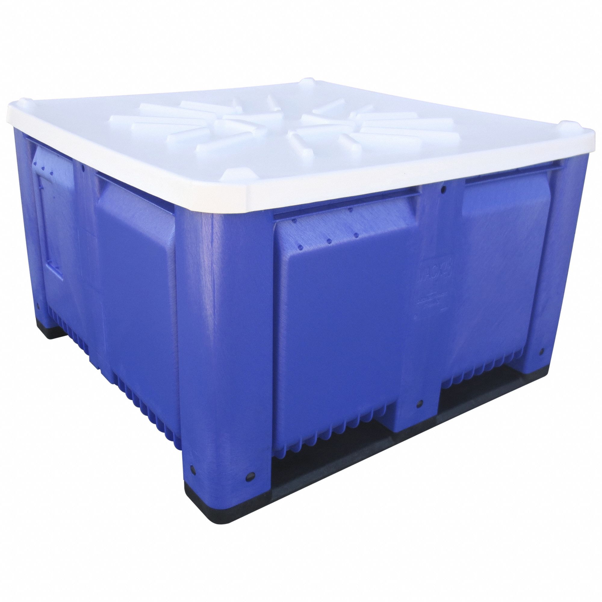 DECADE PRODUCTS, 48 in x 48 in, White, Bulk Container Lid - 39UV44|M48L ...