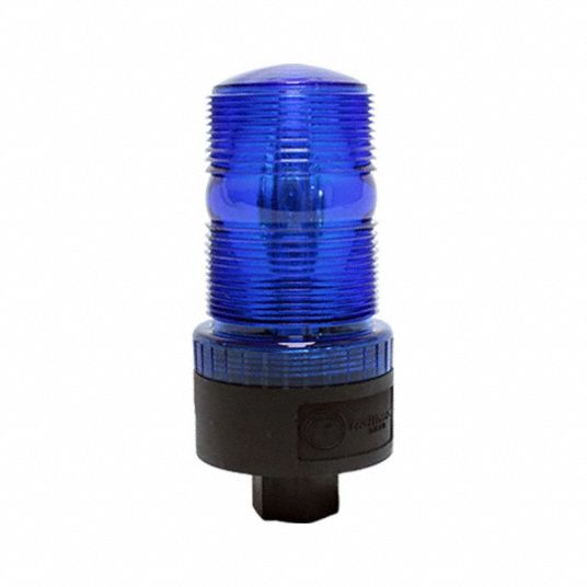 RAILHEAD GEAR, Blue, LED, Strobe Light - 39F096|M490-LED DCBP - Grainger