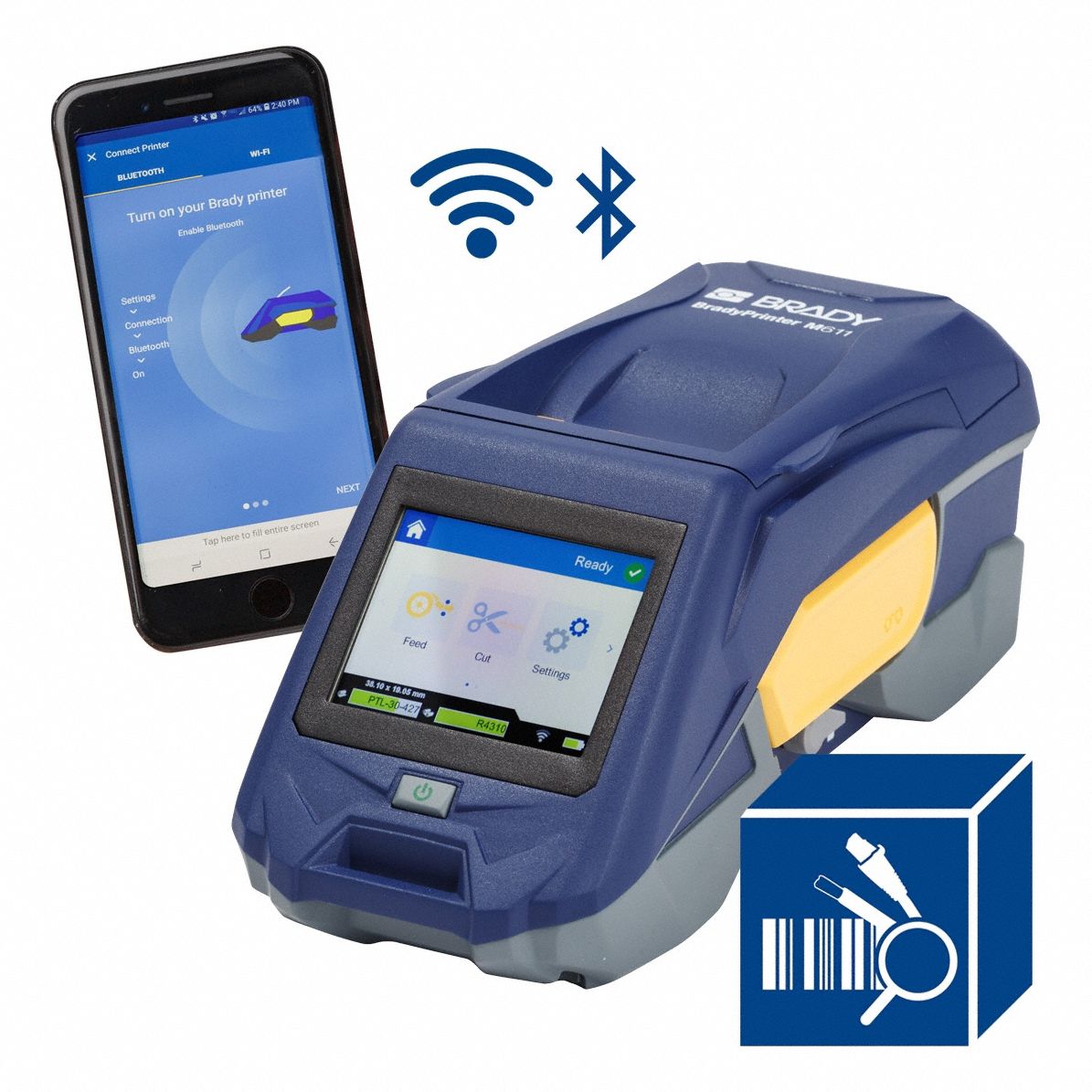 Cable and Wire Labeling, Bluetooth Connected, Portable Label Printers ...
