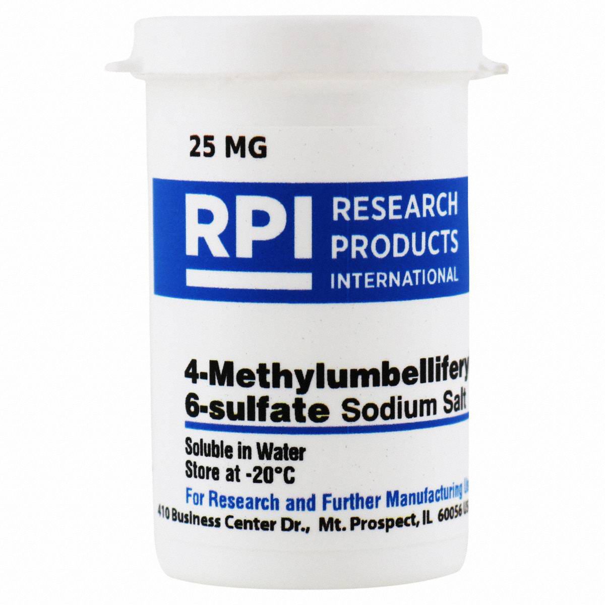 Lab, 25 mg, 4-Methylumbelliferyl-B-D-Galactopyranoside 6-Sulfate ...