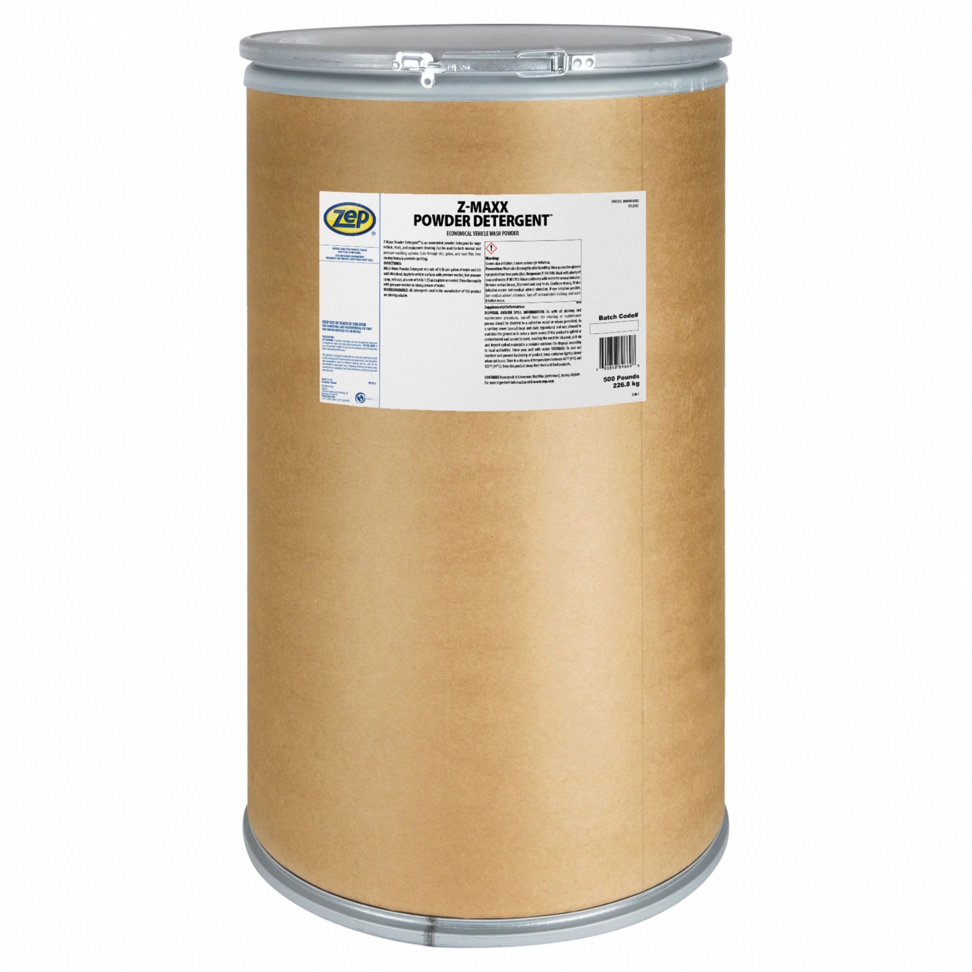 ZEP, Z-Maxx Powder Detergent, 100 lb, Vehicle Wash - 54ZL60|M96640 ...