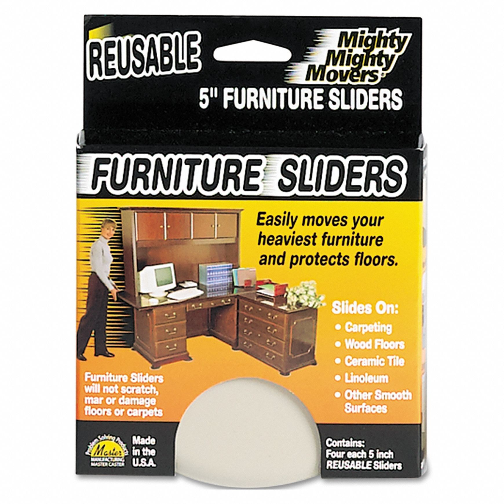 MASTER CASTER, 87007, Caster,Furniture Skate,5",PK4 - 51XF89|87007 ...