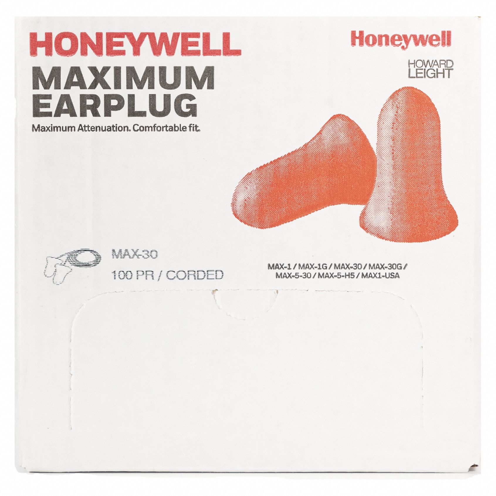 HONEYWELL HOWARD LEIGHT, Bell, 33 dB NRR, Ear Plugs - 5FV17|MAX-30 ...