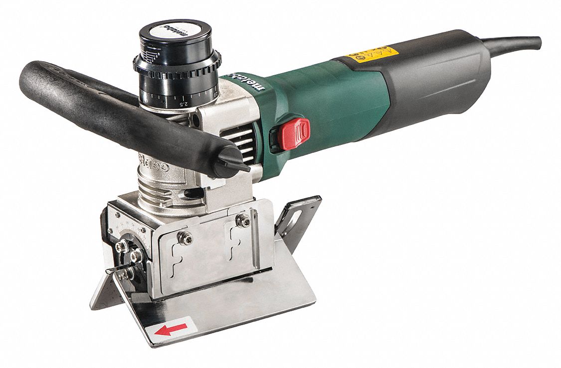 METABO Portable Beveling Machine: 3/8 in Max. Bevel, 0 Degrees to 90 ...