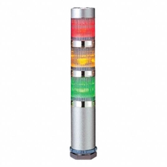 PATLITE, 3 Tier, No Sounder Tier, Tower Light Assembly - 827AJ8|MES ...