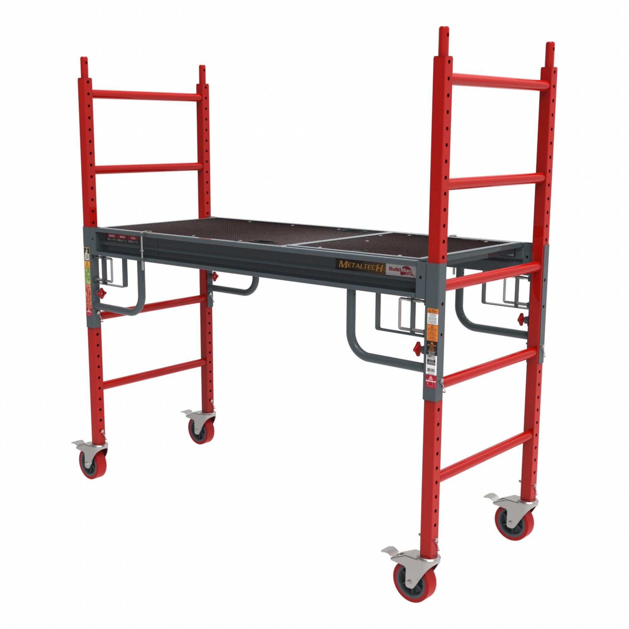 METALTECH, Steel, 2.4 ft to 6 ft, Scaffold - 38HT61|I-BMSS - Grainger