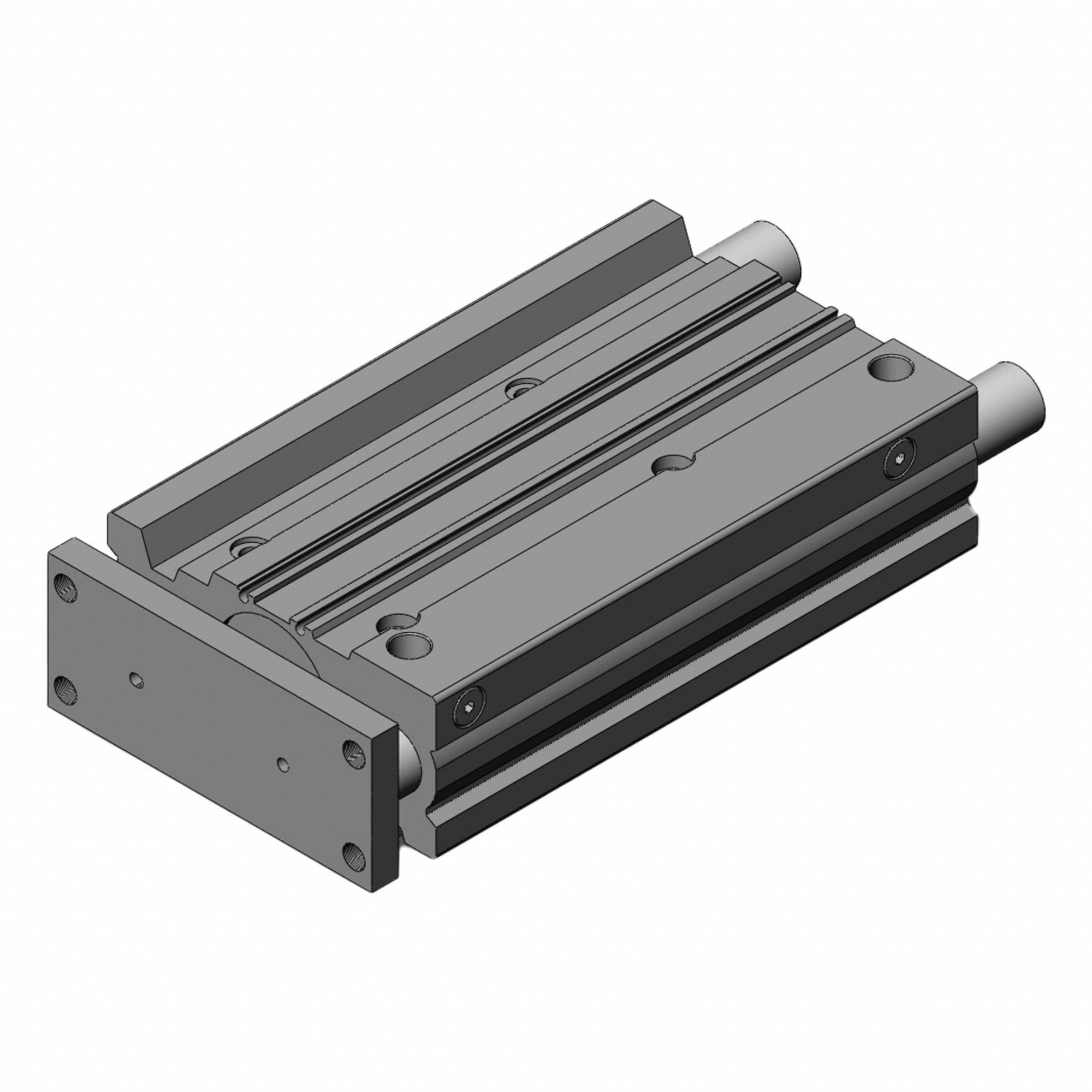 SMC, 50 mm Bore Dia, 200 mm Stroke Lg, Guided Cylinder - 201P84|MGPM50 ...