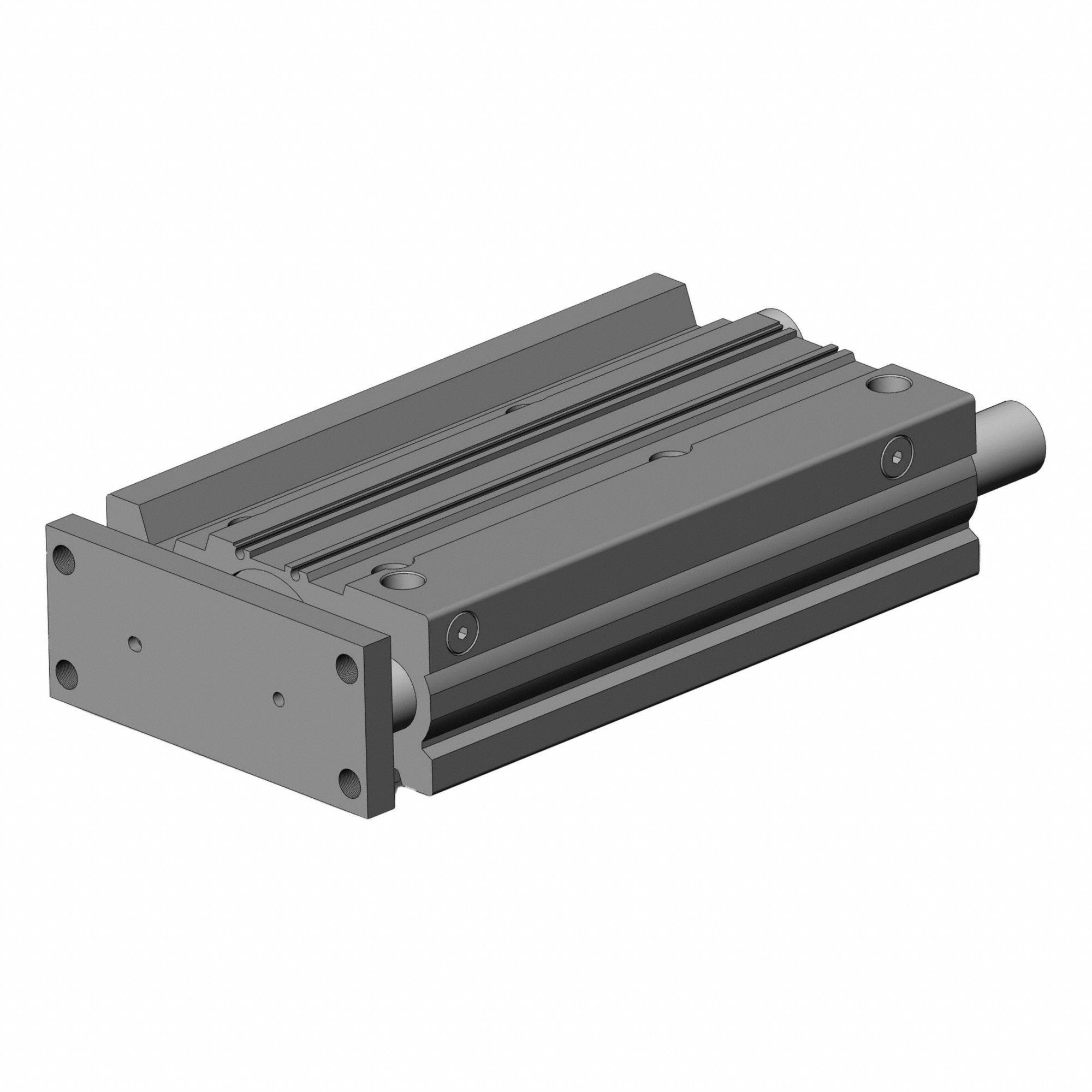 SMC, 50 mm Bore Dia, 200 mm Stroke Lg, Guided Cylinder - 201P91 ...