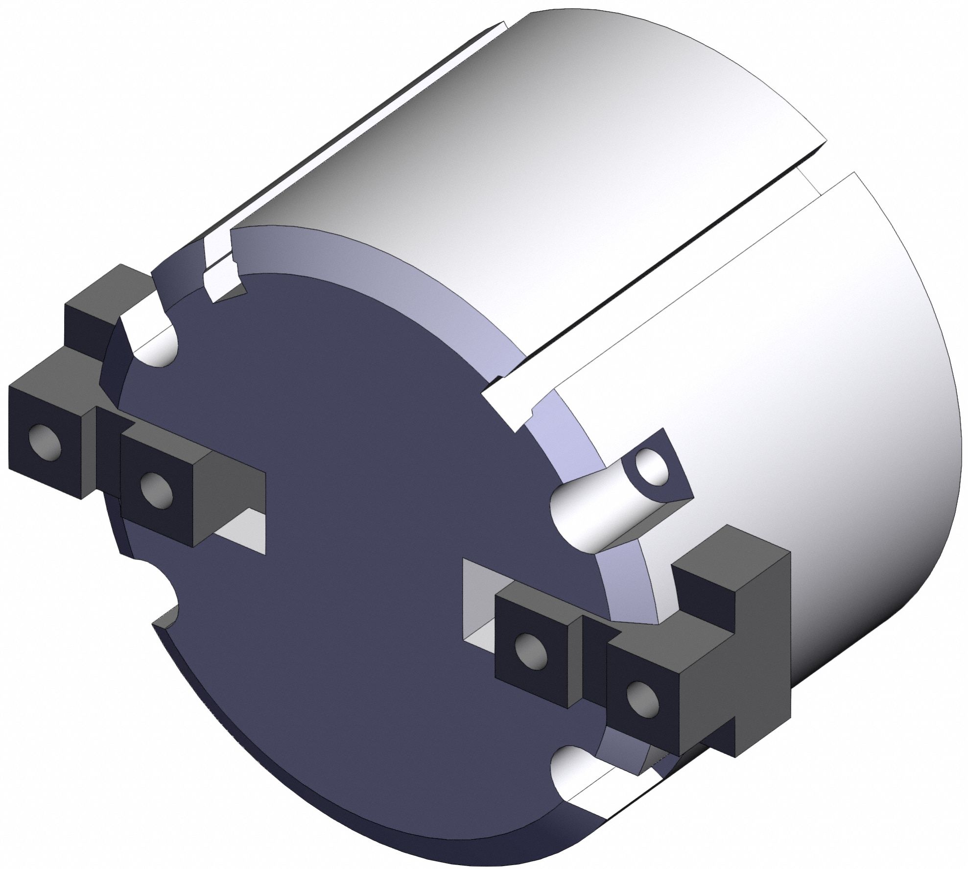 18 mm Stroke Lg, 15 psi to 87 psi, Parallel Gripper - 826J77|MHS2-63D ...