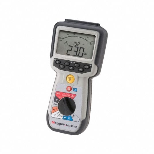 MEGGER, 100 gigohm, CAT IV 600V, Megohmmeters and Insulation-Te ...
