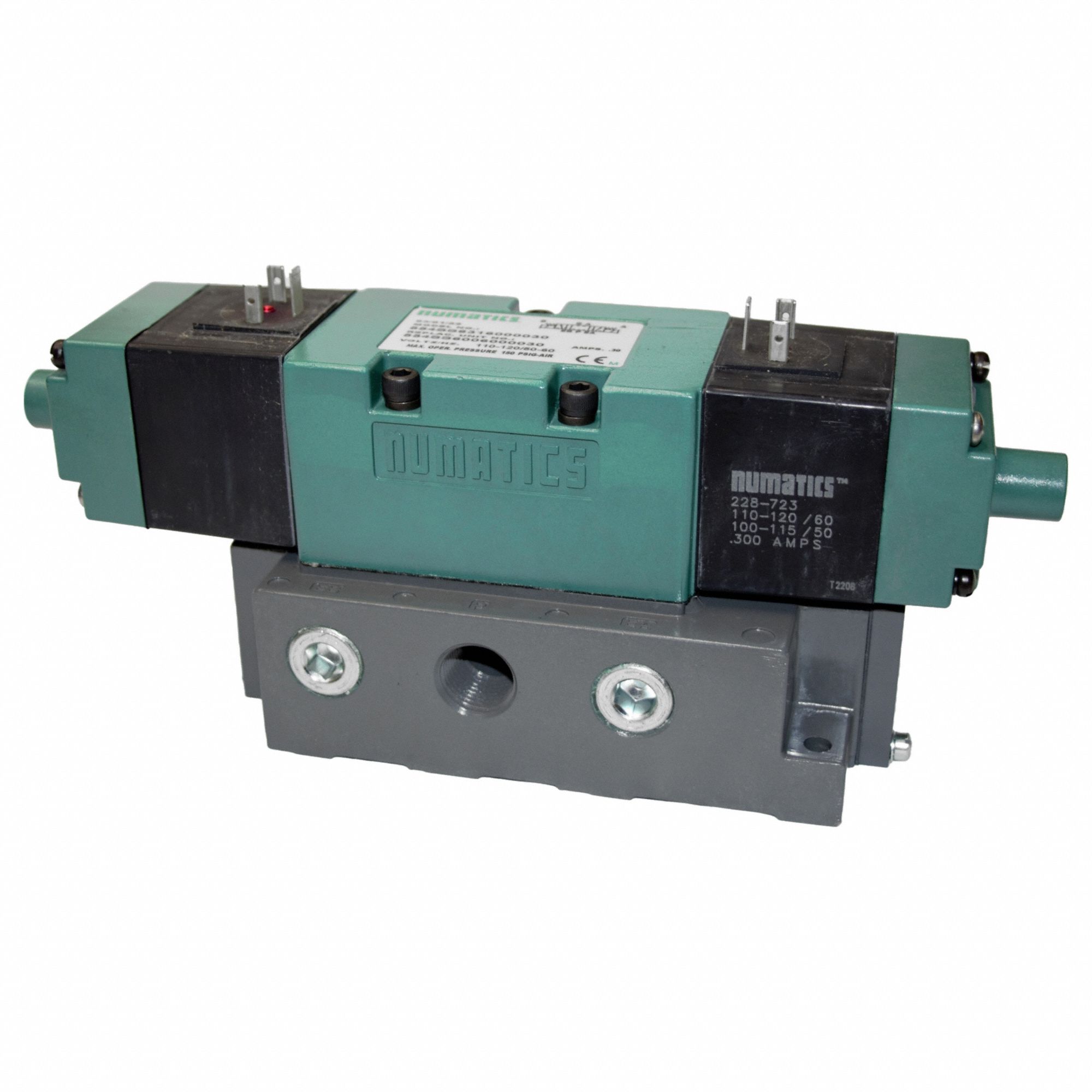 Double Solenoid, Four-Way / Three-Position, Solenoid Air Control Valve - 809G06|554SS631K000030 ...