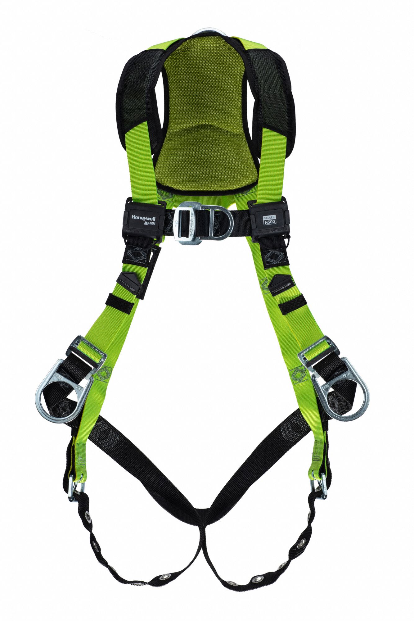HONEYWELL MILLER FALL ARREST HARNESS, TONGUE BUCKLE, 420 LB, YELLOW ...