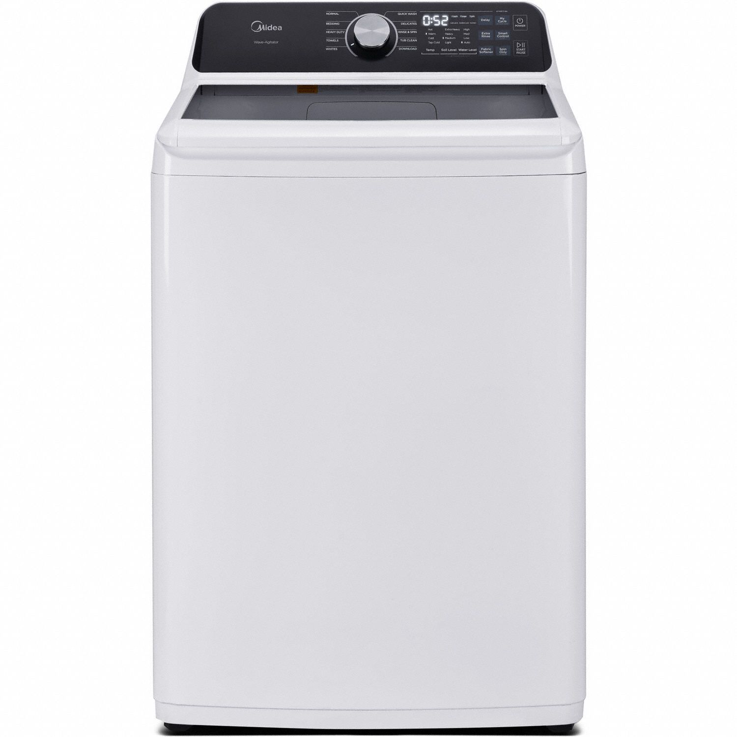 MIDEA, White, 4.4 cu ft Capacity, Top Load Washer - 820EZ4|MLTW44A4BWW ...