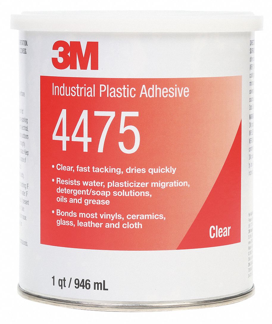 3M ADHESIVE PLASTIC CLR 1 QT - Construction Adhesives - MMM4475-1QT ...