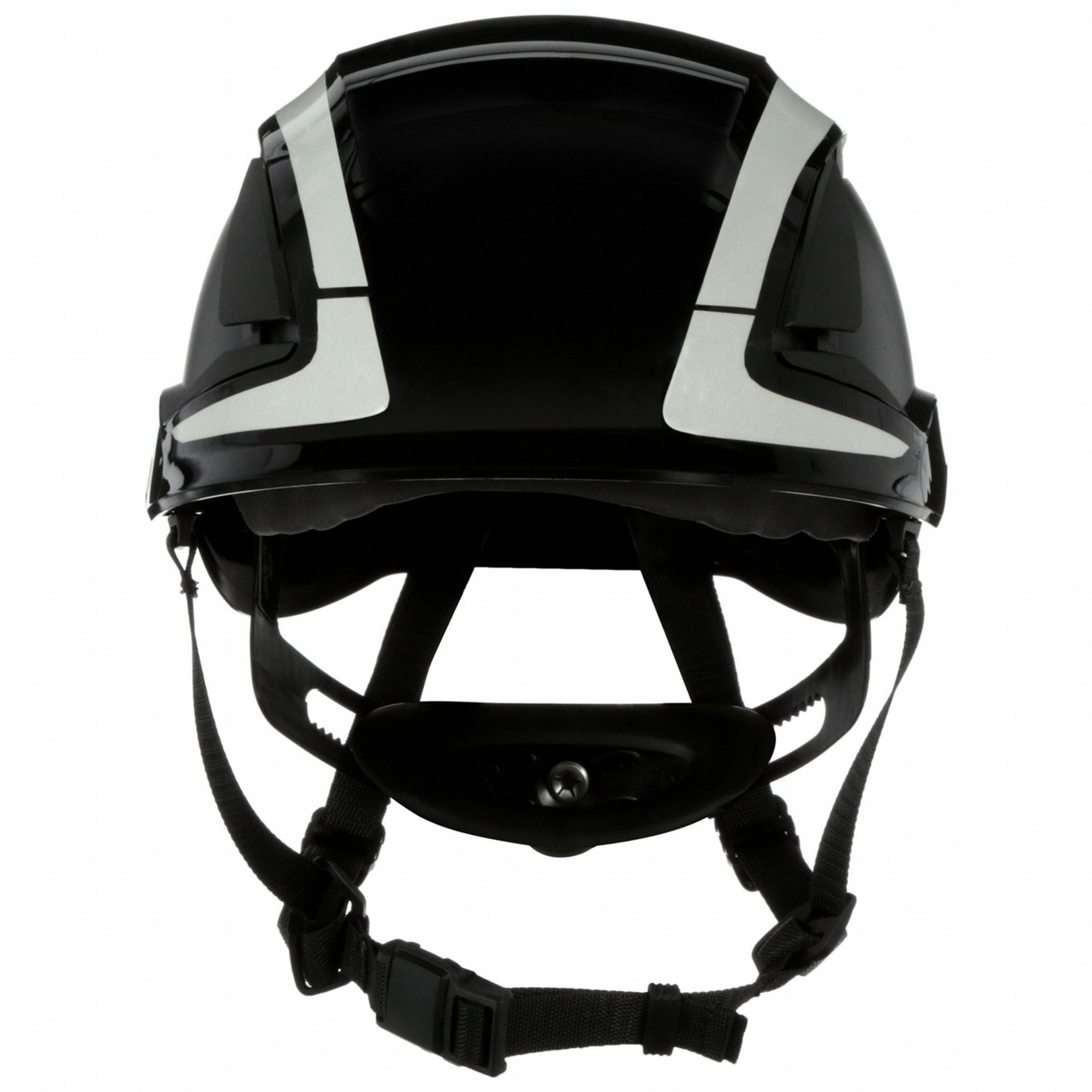 SECUREFIT SAFETY HELMET,X5000,VENT,SCOTCHLITE,BLK - Hard Hats and ...