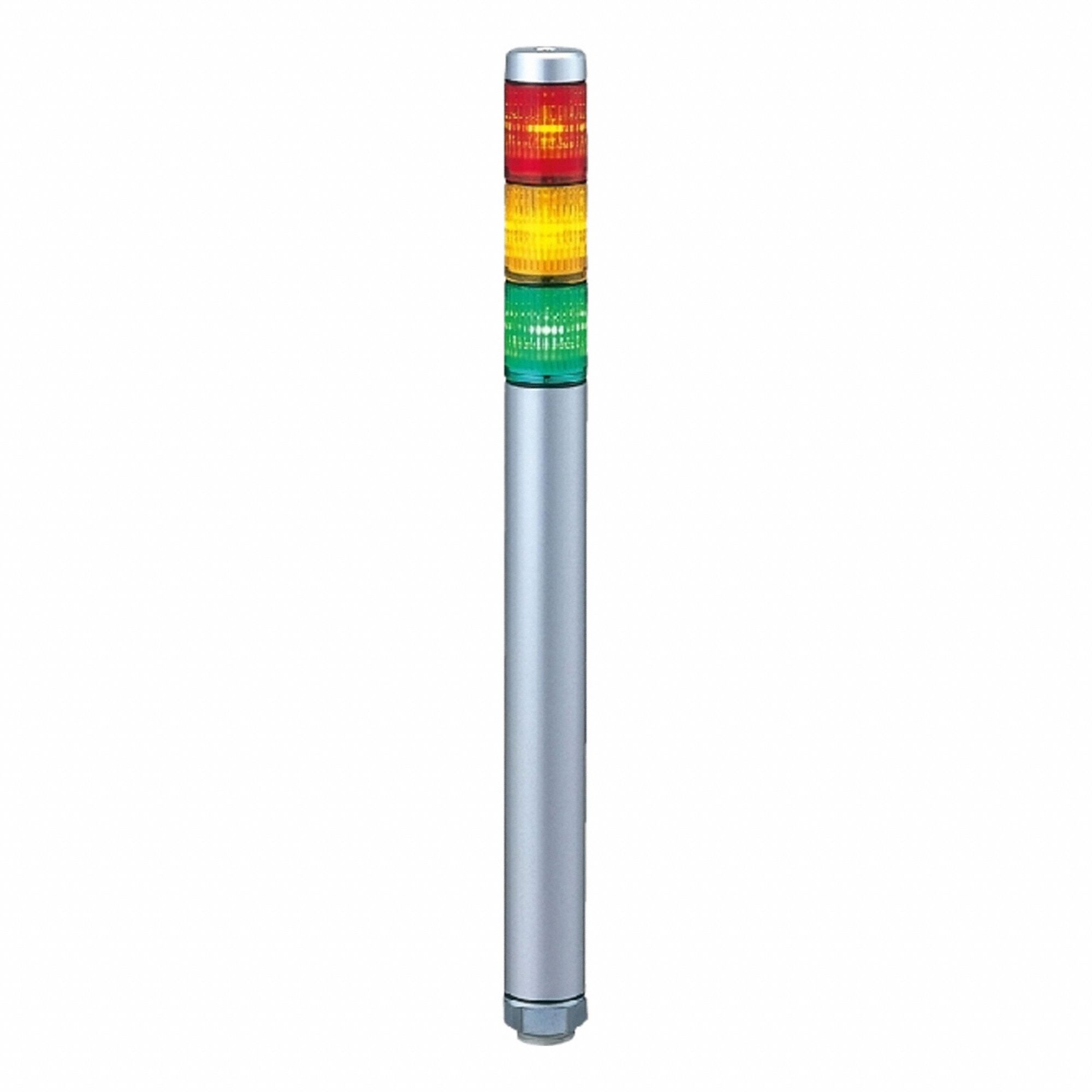 PATLITE, 3 Tier, No Sounder Tier, LED Signal Tower - 827AL0|MP-302-RYG - Grainger
