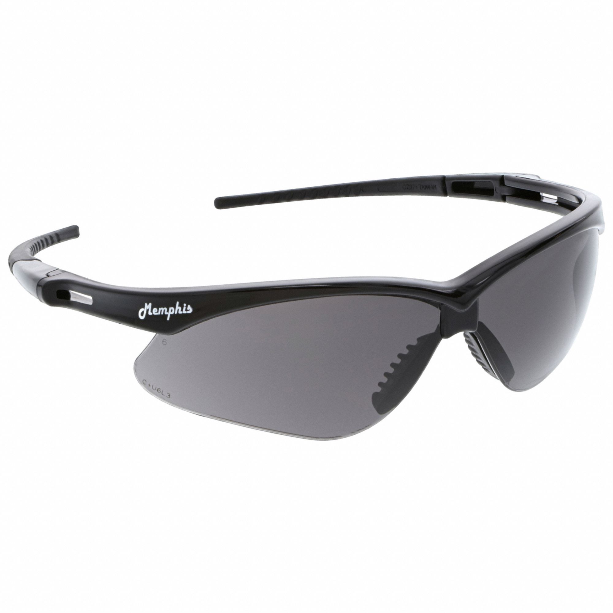 MEMPHIS, Gray Lens, Half-Frame, Safety Glasses - 793ZT6|MP112PF - Grainger
