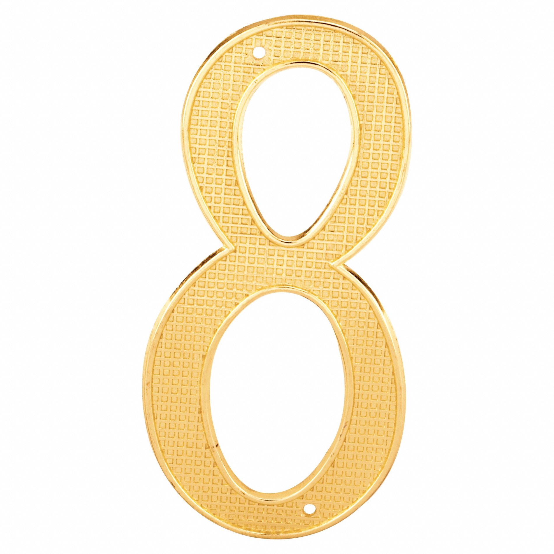 4 in Character Ht, Diecast, Number Sign - 447F22|MP4288 - Grainger