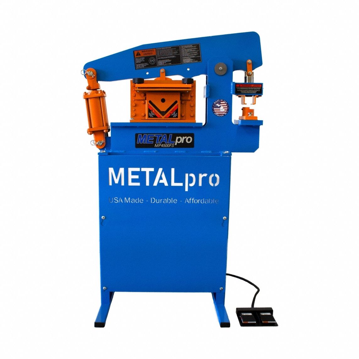 METALPRO, 115V AC /Single-Phase, 2 Stations, Ironworker - 1UC51 ...