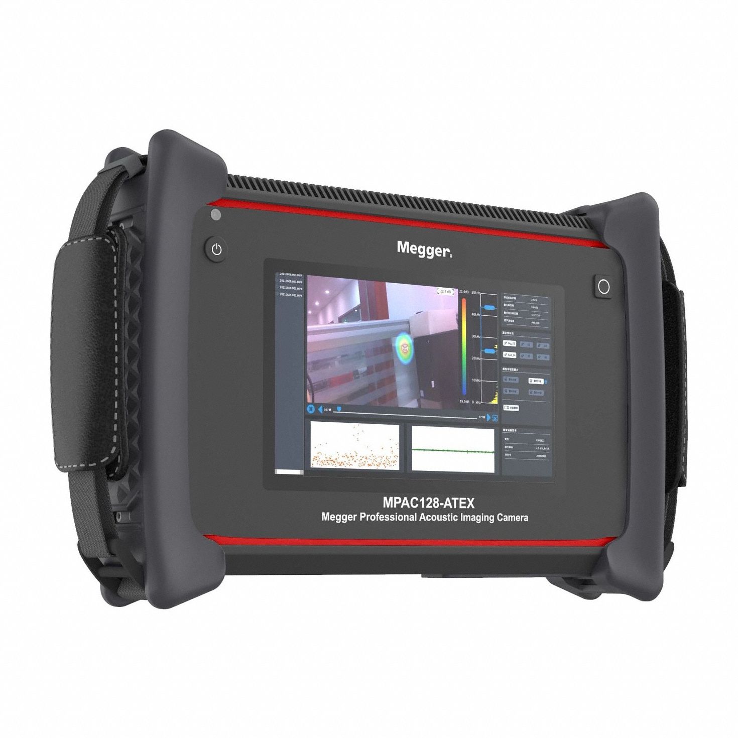 MEGGER, 132.5 dBA Max Acoustic Measurement, 7 in Display Size, Acoustic ...