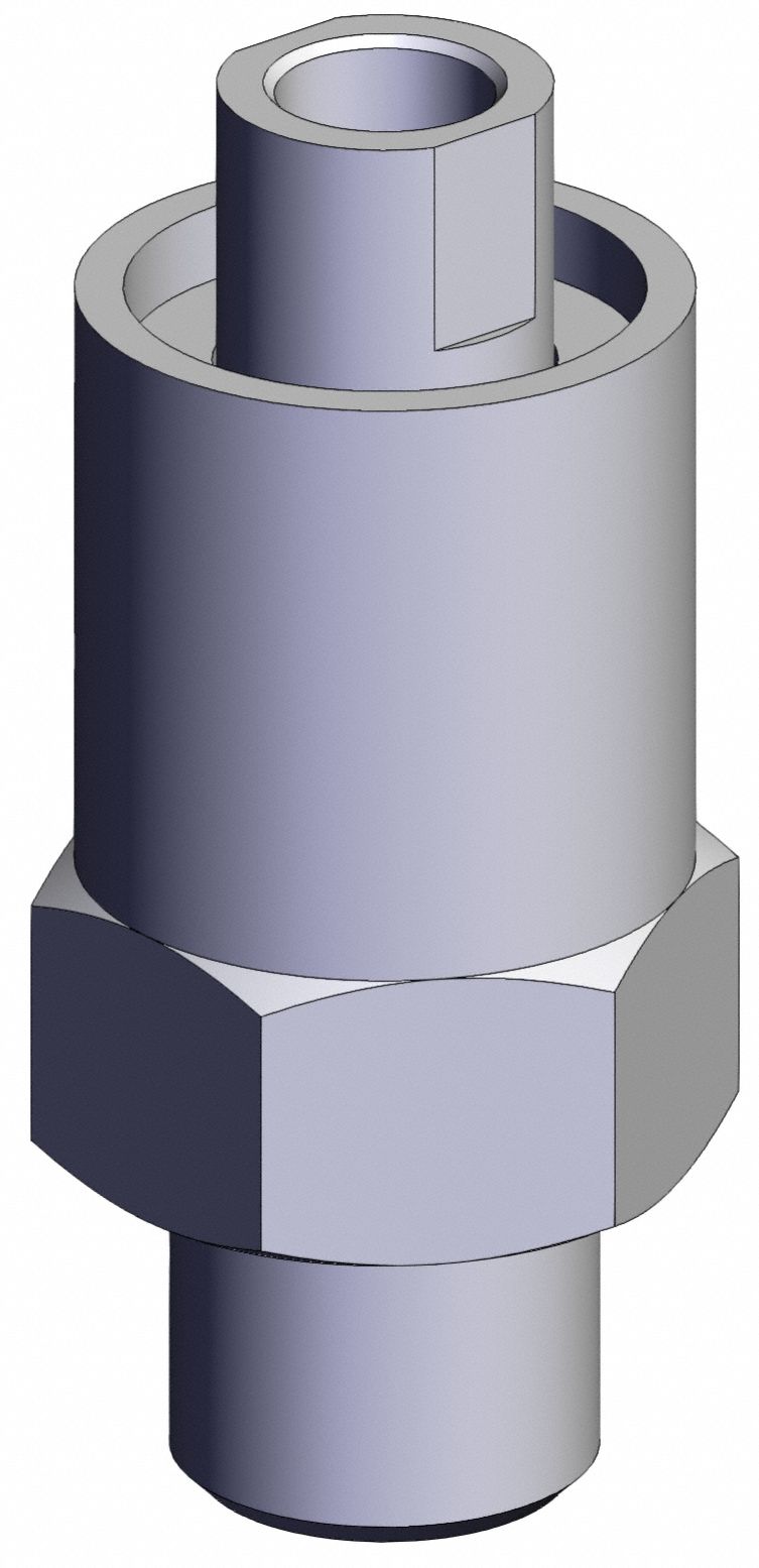 SMC, Straight, Stainless Steel, Rotary Joint Union - 826JH6|MQR1-M5 ...