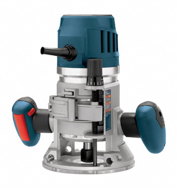 BOSCH Router: Mid-Size, Fixed and Plunge Base, 2.3 hp, Variable Speed ...
