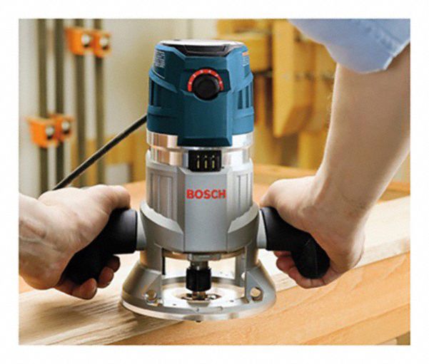 BOSCH Router: Mid-Size, Fixed and Plunge Base, 2.3 hp, Variable Speed ...