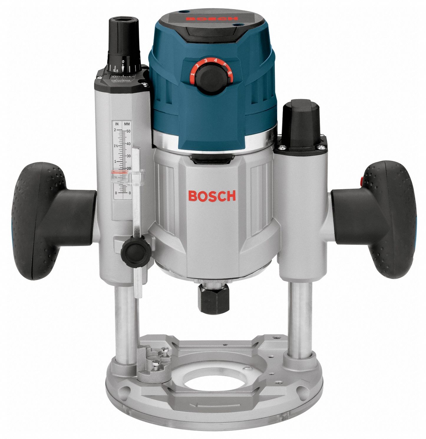BOSCH Router: Mid-Size, Plunge Base, 2.3 hp, Variable Speed, 25,000 RPM ...
