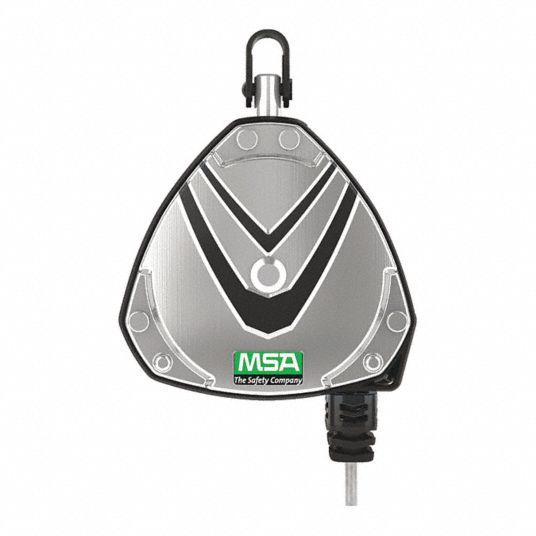 MSA, 2 1/2 inAluminum Snap Hook Anchor, Harness Steel Quick-Connect ...