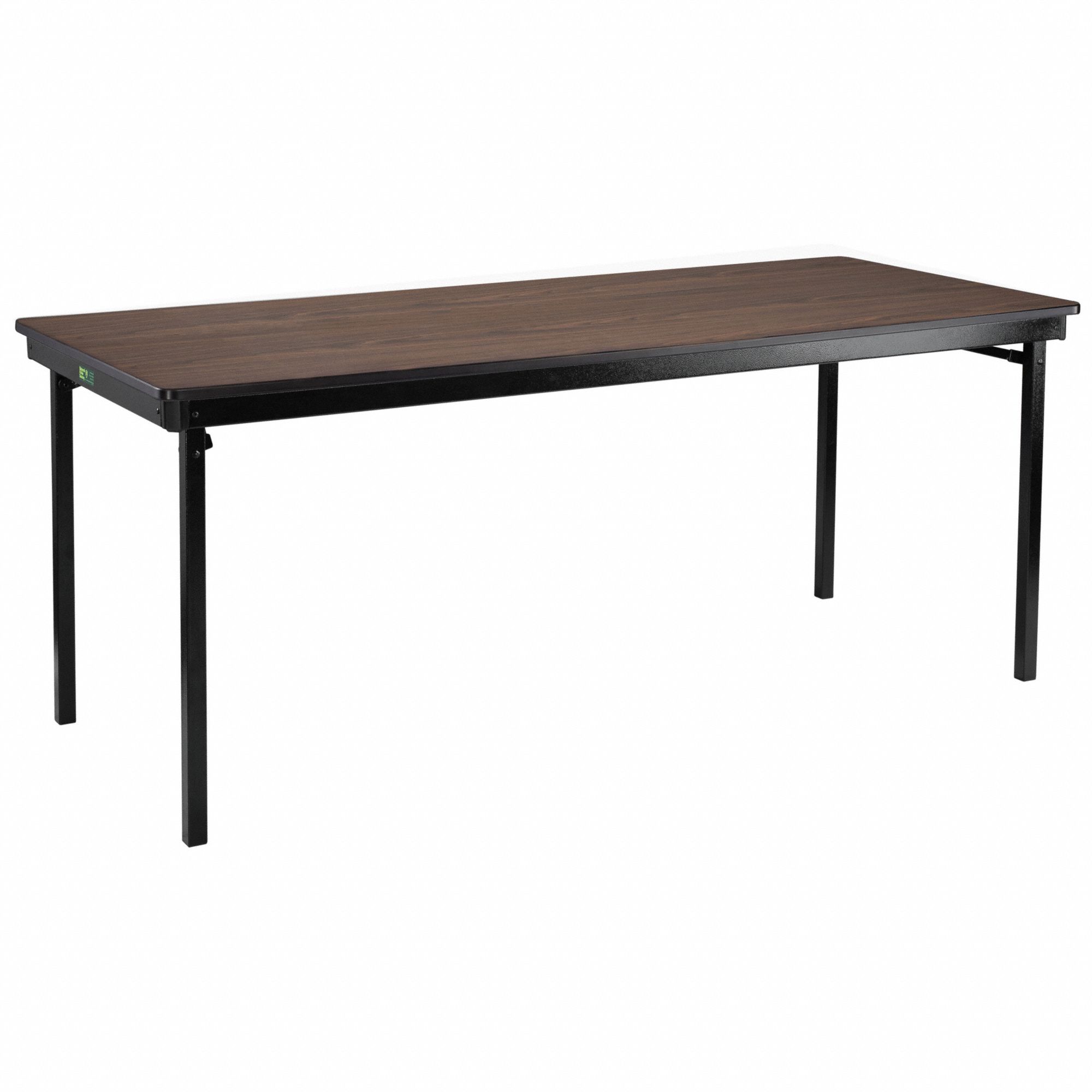 NATIONAL PUBLIC SEATING, Rectangle Table Shape, Montana Walnut Tabletop ...